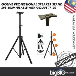 Bigbig Studio Lighting Equipment Malaysia Golive SPS-502M Professional Speaker Stand Usable with ...