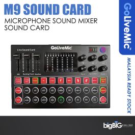 Bigbig Studio Lighting Equipment Malaysia M9 Sound Card Microphone ...